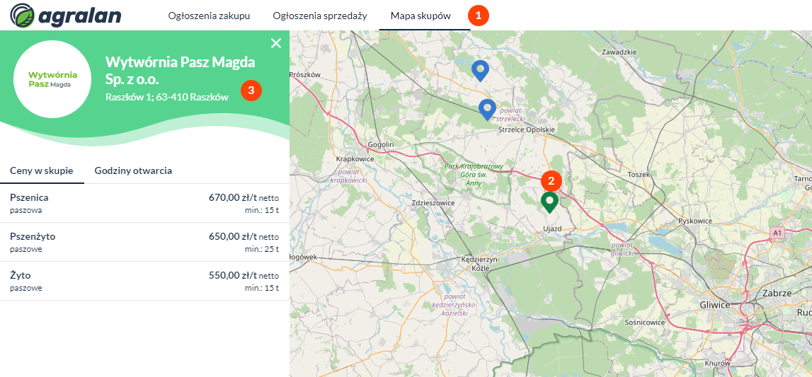 3. Jak na mapie z cenami w skupach umieścić ceny produktów? – Strefa ...